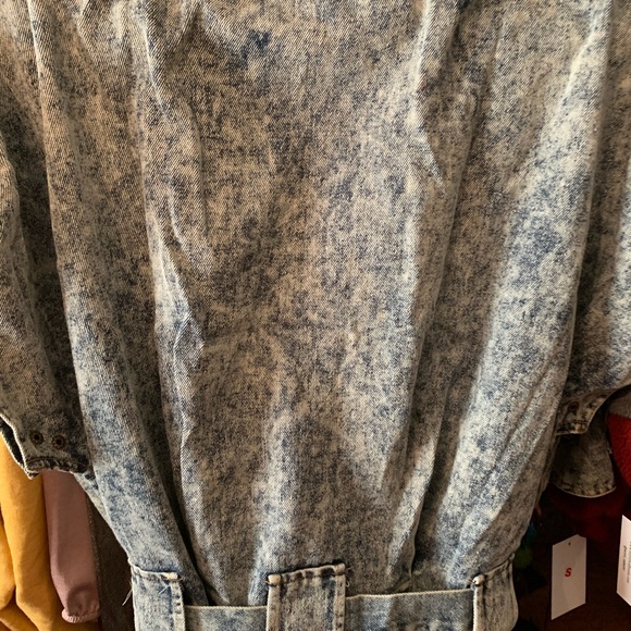 Jackets & Coats | Batwing Snap Retro Jacket Light Blue Jean Wash | Poshmark